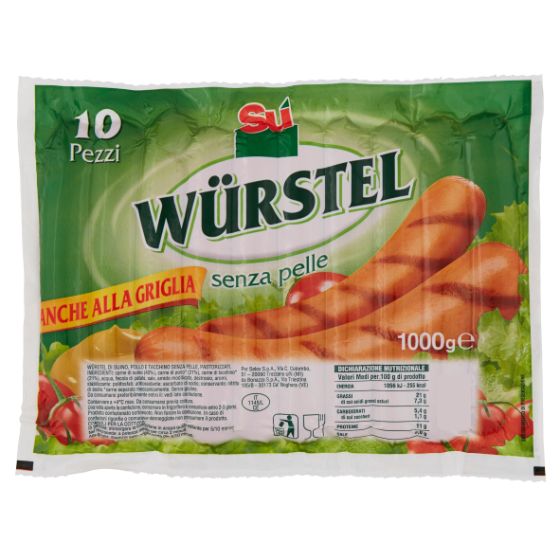 C+C | Sù 10 Wurstel di Pollo, Tacchino e Suino 1 kg